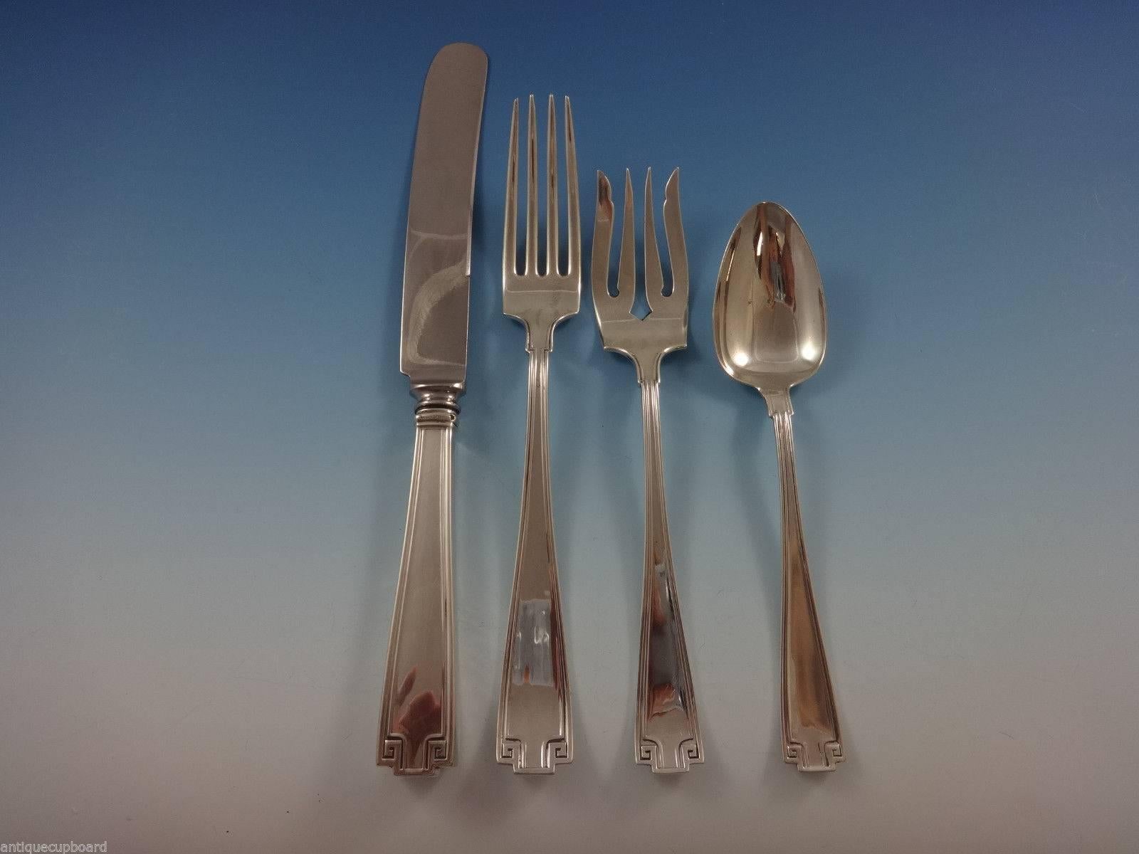 Etruscan by Gorham Sterling Silver Flatware Set for 8 Service 81 Pieces ...