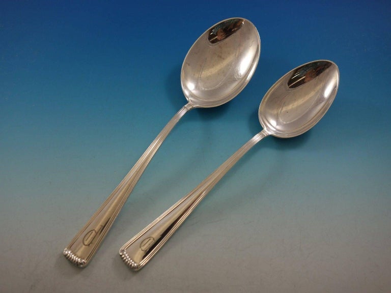 Embassy Scroll by Cartier Sterling Silver Flatware Set Service 175 Pcs ...
