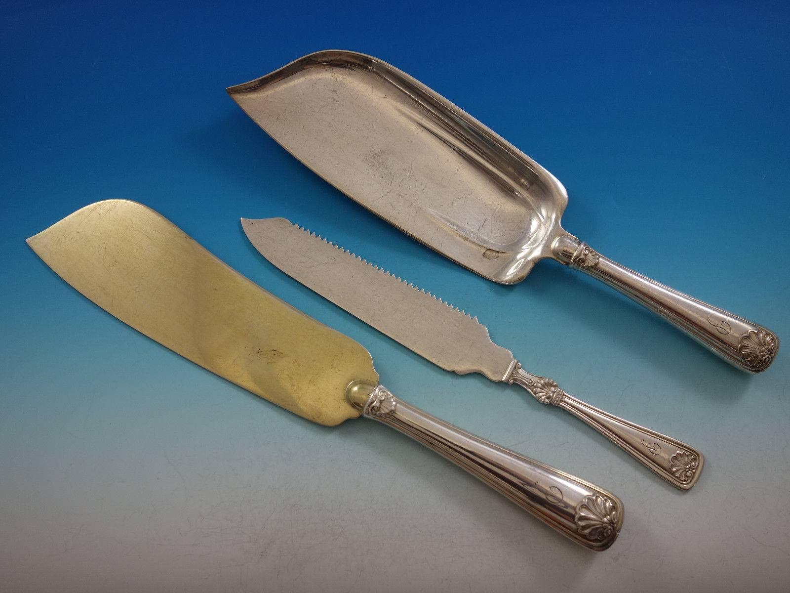 Shell by Gorham Silverplated Flatware Set Service Massive 417 Pieces ...