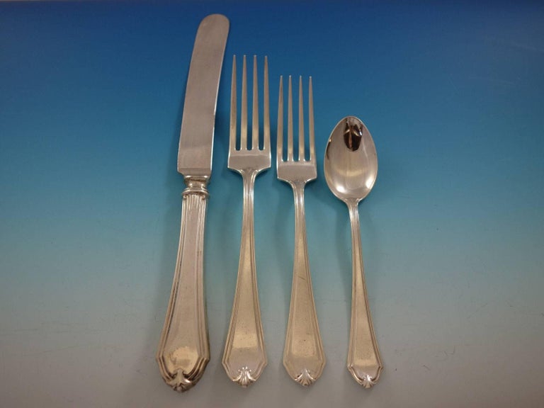 Shirley by International Sterling Silver Flatware Set 12 Service 78 Pcs ...