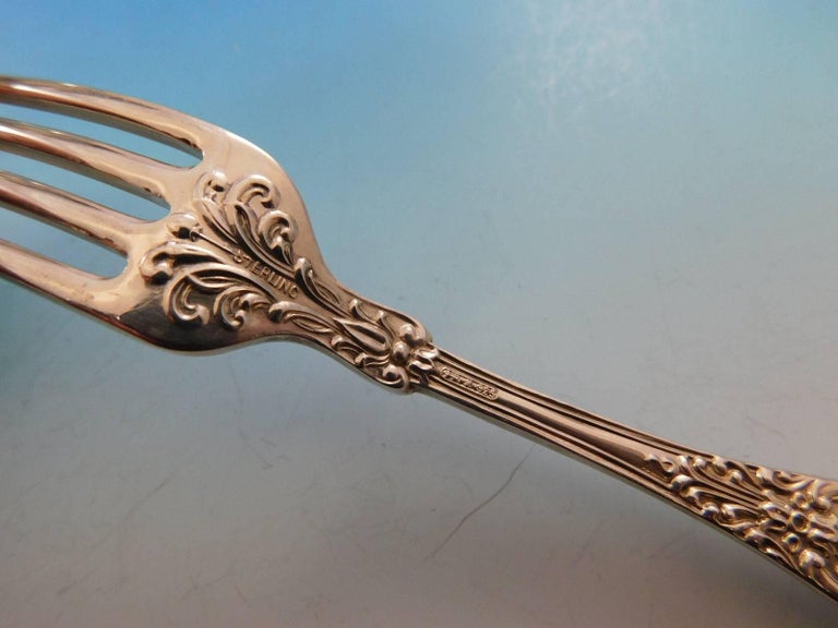 New Kings by Roden Canada Sterling Silver Flatware Set for 8 Service 52 ...