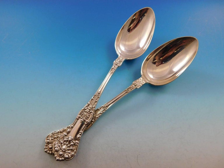 New Kings by Roden Canada Sterling Silver Flatware Set for 8 Service 52 ...