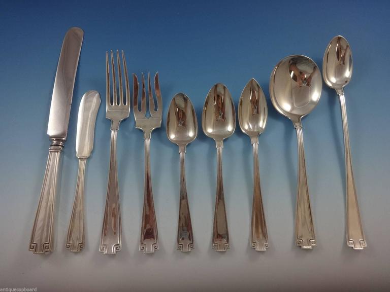 Etruscan by Gorham Sterling Silver Flatware Set for Eight, Service 81 ...
