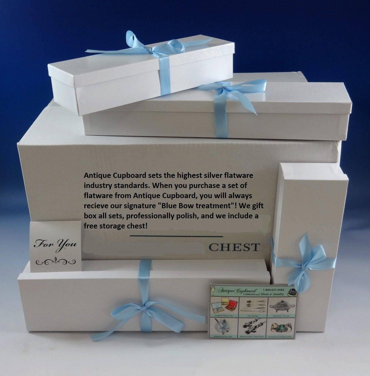 Savoy by Frigast Sterling Silver Flatware Set Service 12 Danish 107 ...