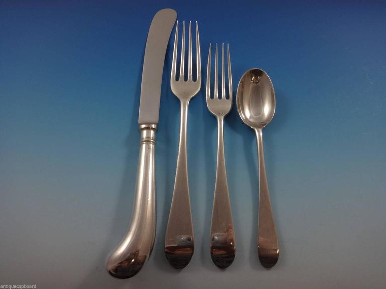 Irish Rib by James Robinson Handmade Sterling Silver Flatware Service ...