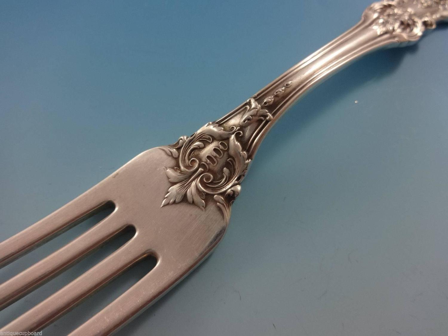 Francis I Reed and Barton Old Mark Sterling Silver Dinner Flatware Set ...