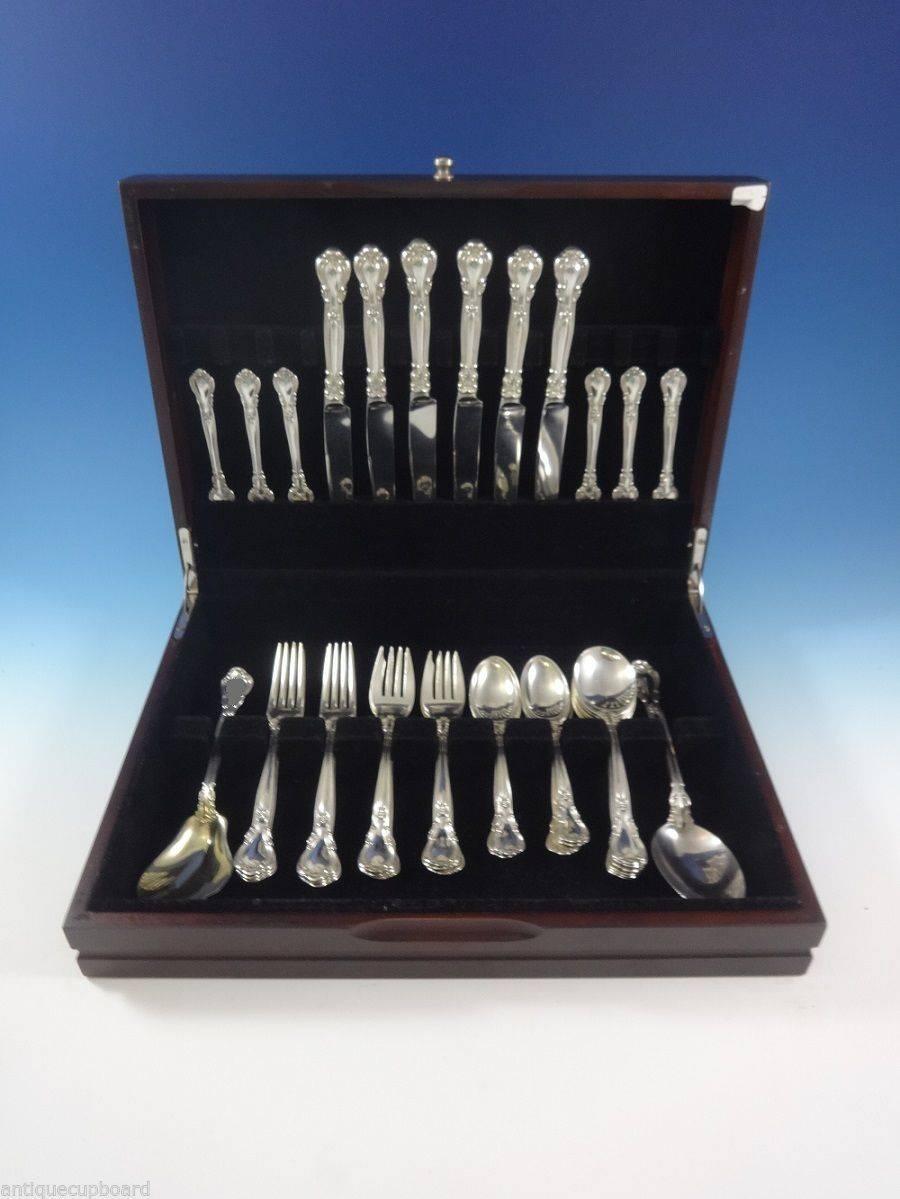 Chantilly by Gorham Sterling Silver Flatware Set Six Service Luncheon ...