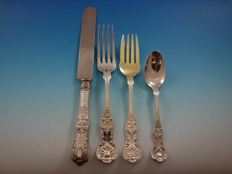 King Edward by Gorham Sterling Silver Flatware Set for 8 Service 32 pcs ...
