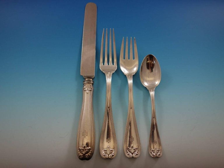 Colonial by Tiffany Sterling Silver Flatware Set Service 134 Pieces ...