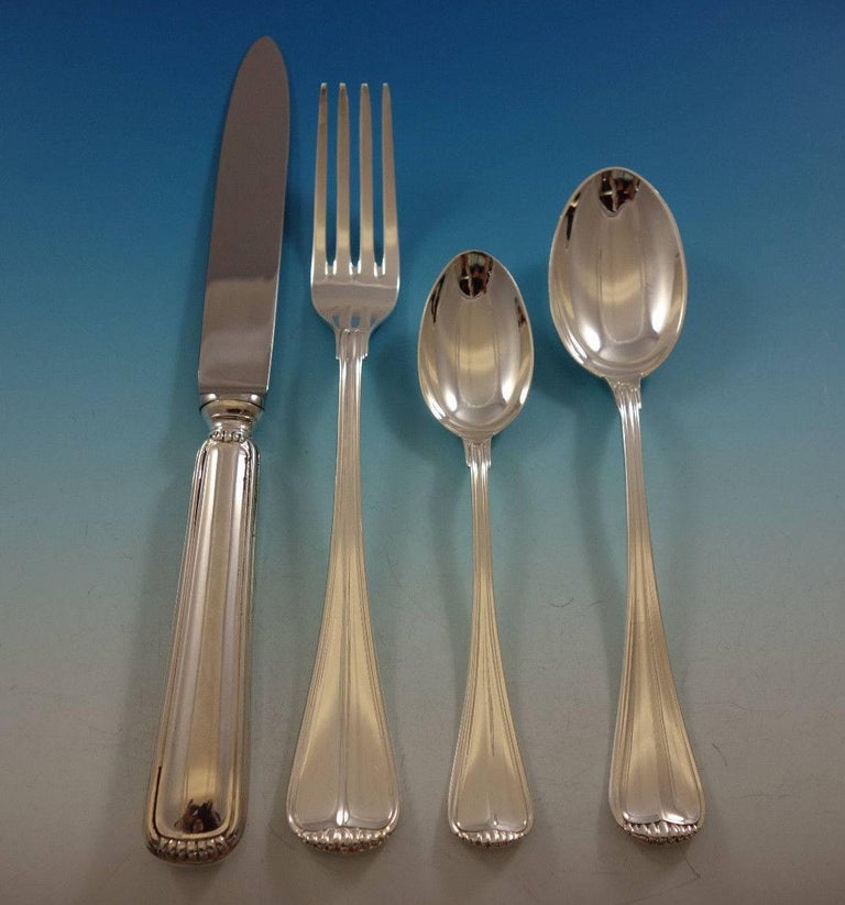Milano Italy Sterling Silver Flatware Dinner Set Service 45 Pieces ...