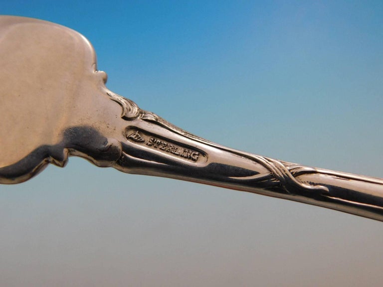 Lily by Watson Sterling Silver Flatware Set Service 24 Pieces No Mono ...