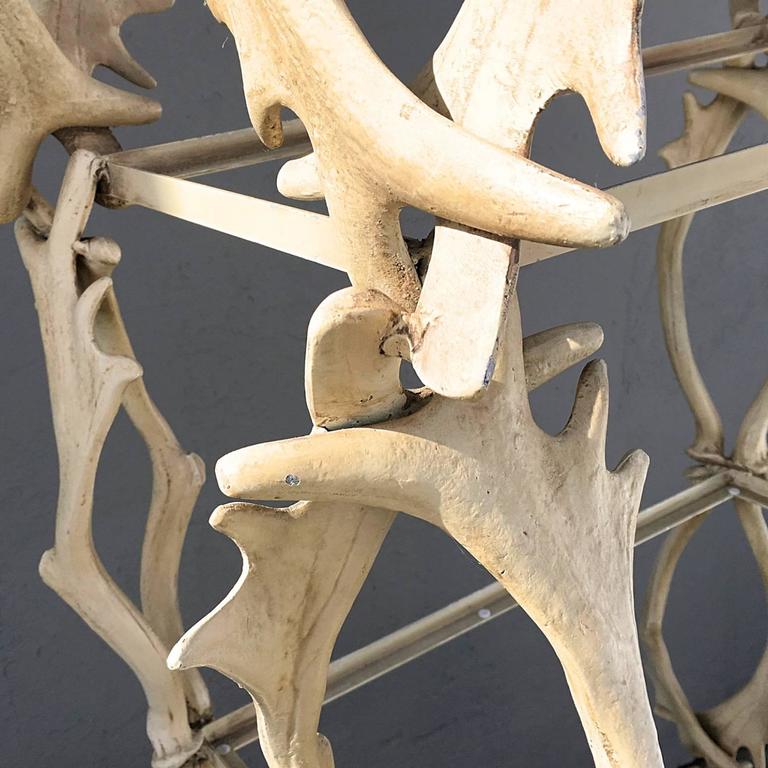 Antler Shelf in Aluminum by Arthur Court For Sale at 1stDibs
