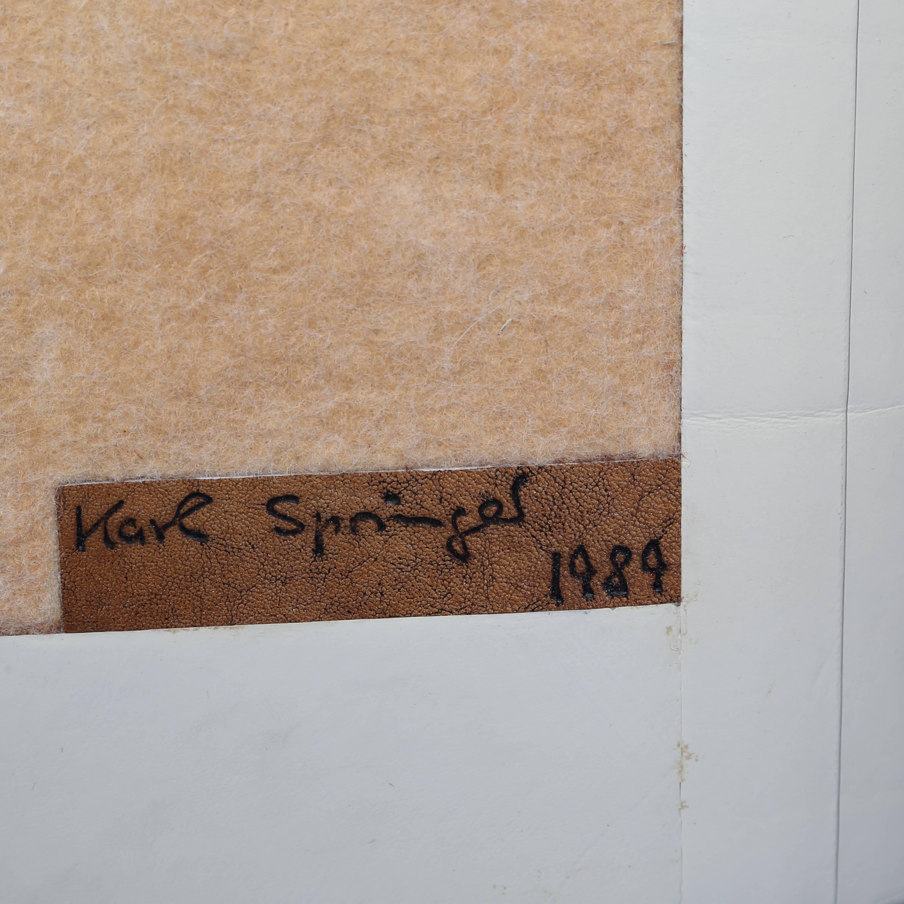 Karl Springer Scored-Leather "Sculpture Bench" at 1stDibs