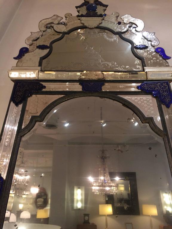 Important Baltic Multi-Faceted Mirror at 1stDibs | multi faceted mirrors