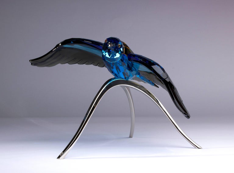 Beautiful Swarovski Bird Sculpture For Sale at 1stDibs