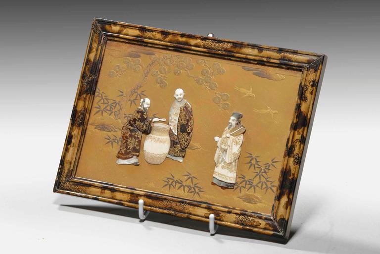 Fine Rectangular Japanese Tablet For Sale at 1stDibs