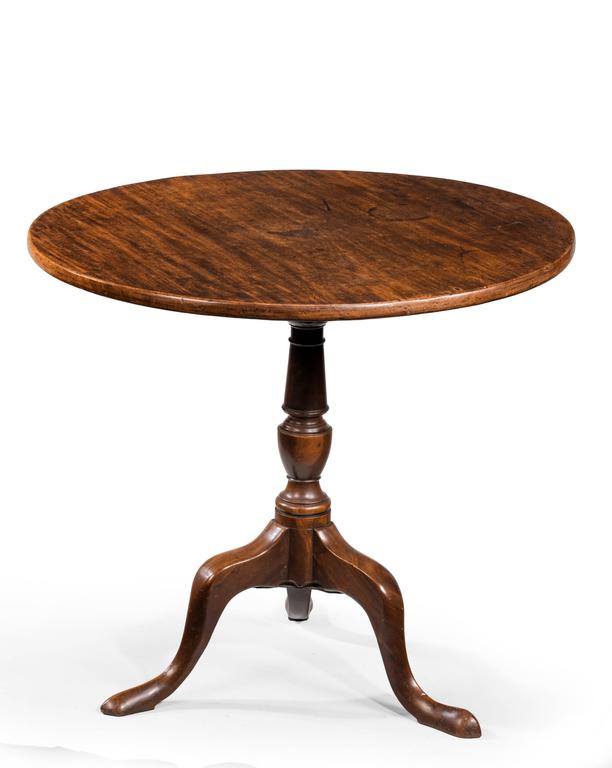 Late 18th Century Mahogany Tilt Table at 1stDibs