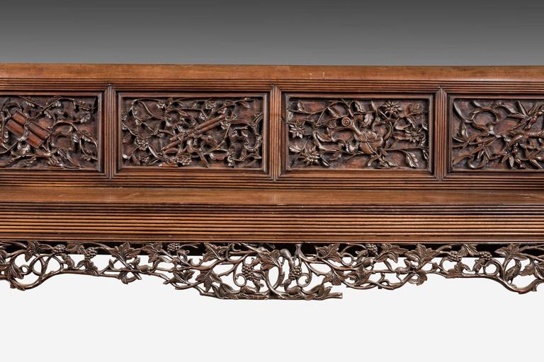 Mid-19th Century Chinese Hardwood Sofa at 1stDibs