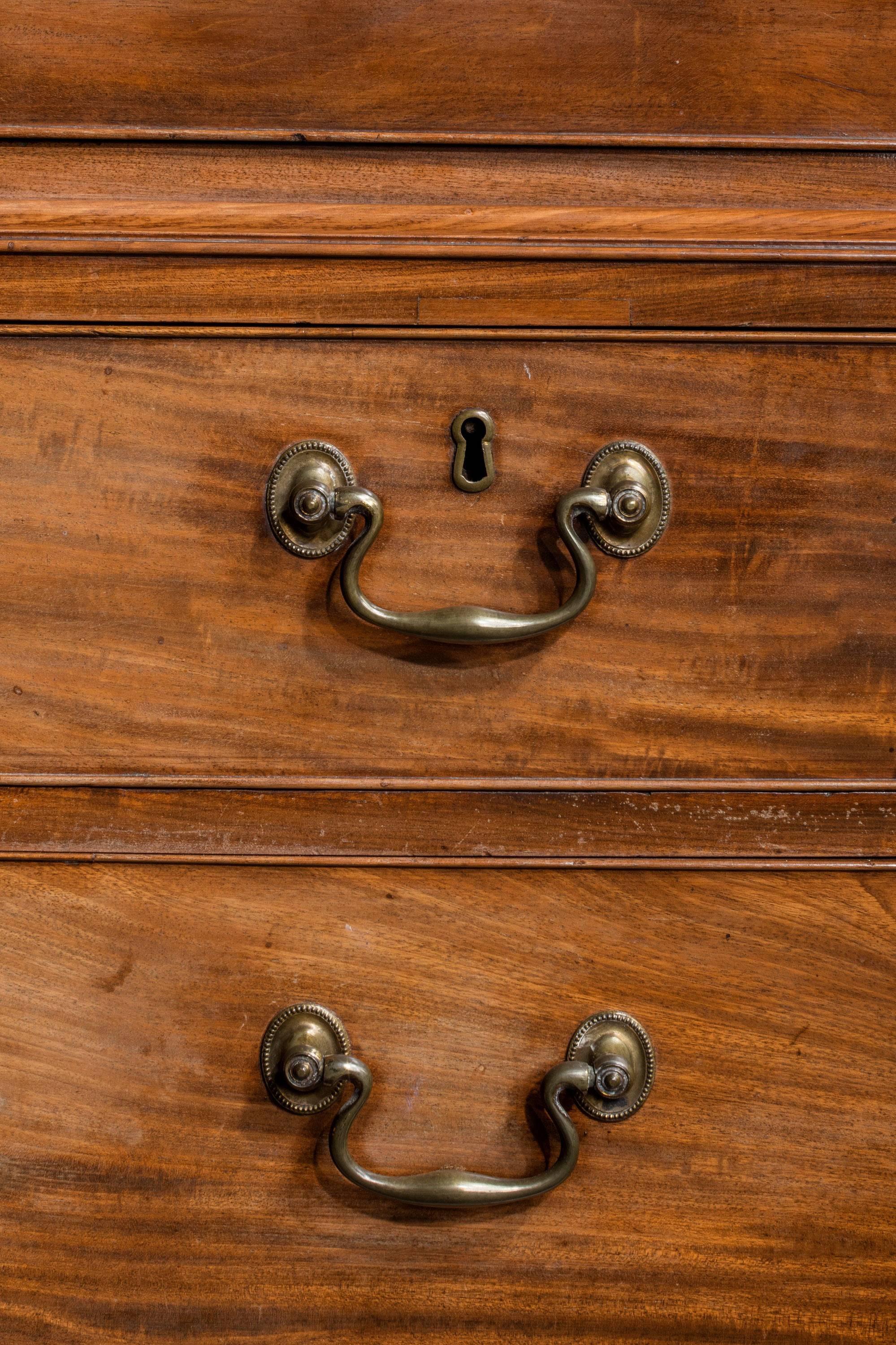 George III Period Mahogany Secretaire Clothes Press at 1stDibs ...