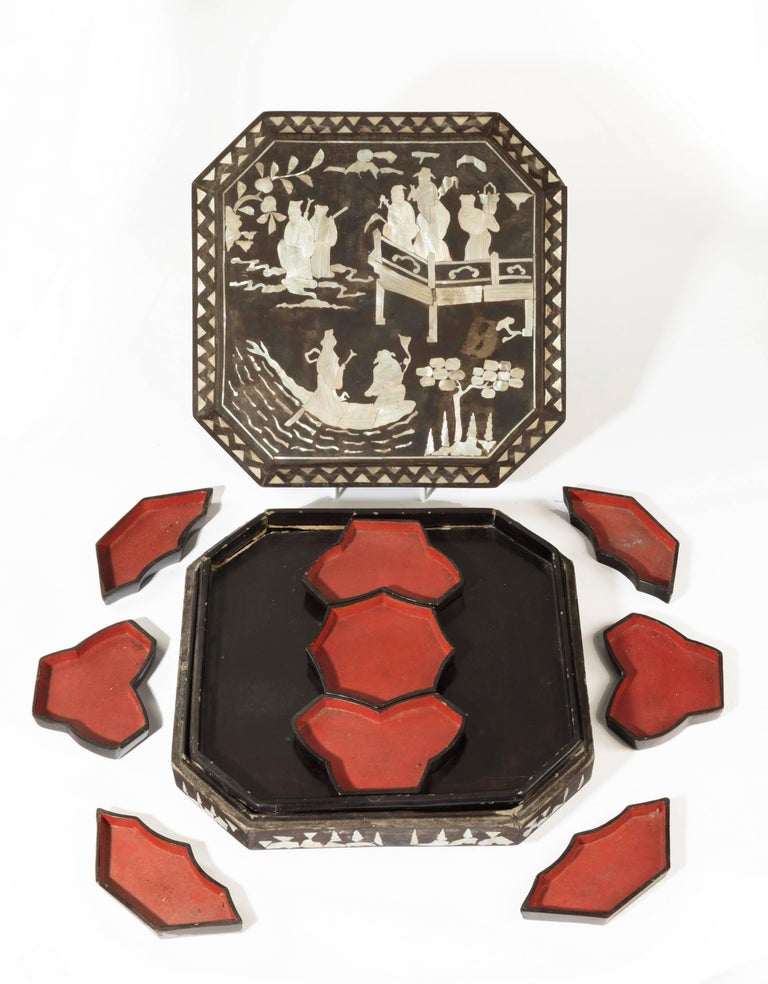 Early 20th Century Oriental Supper Box Inlayed with Mother-of-Pearl at ...