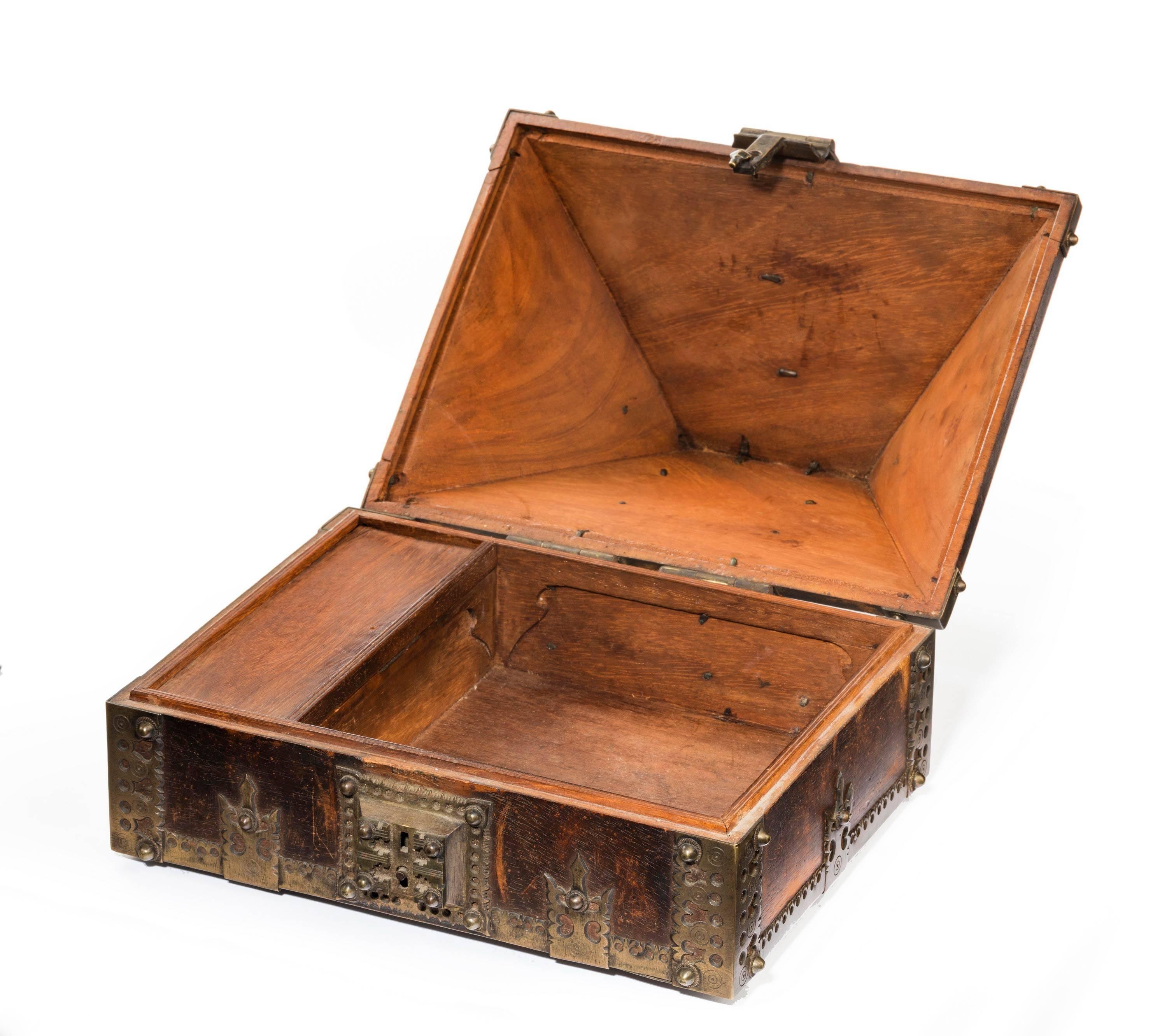 Early 19th Century Domed Top Eastern Spice Box For Sale at 1stDibs