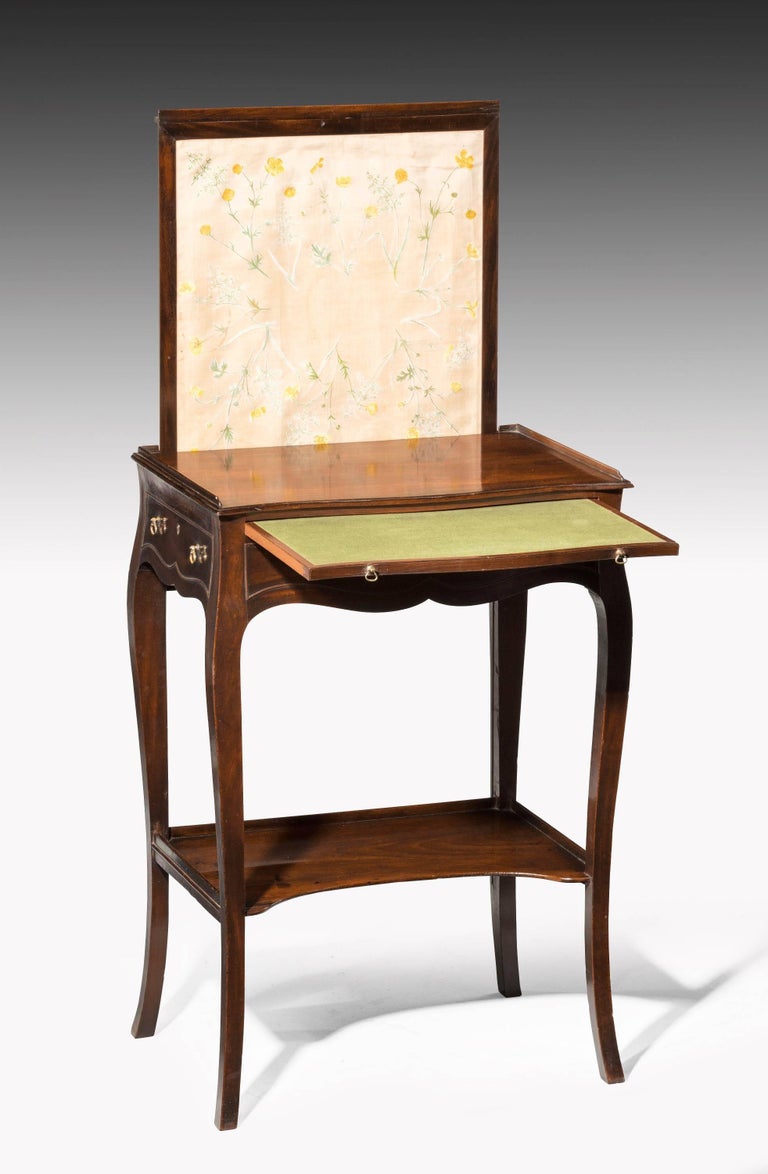Hepplewhite Period Screen Table on Delicately Carved Supports For Sale ...