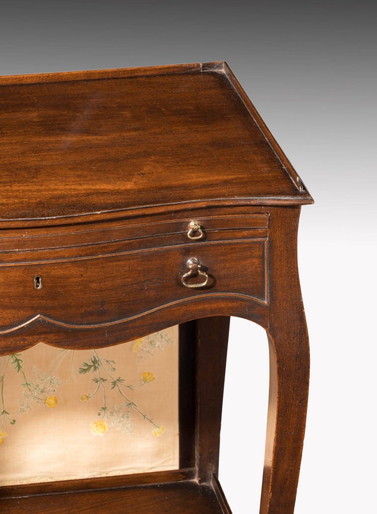 Hepplewhite Period Screen Table on Delicately Carved Supports For Sale ...