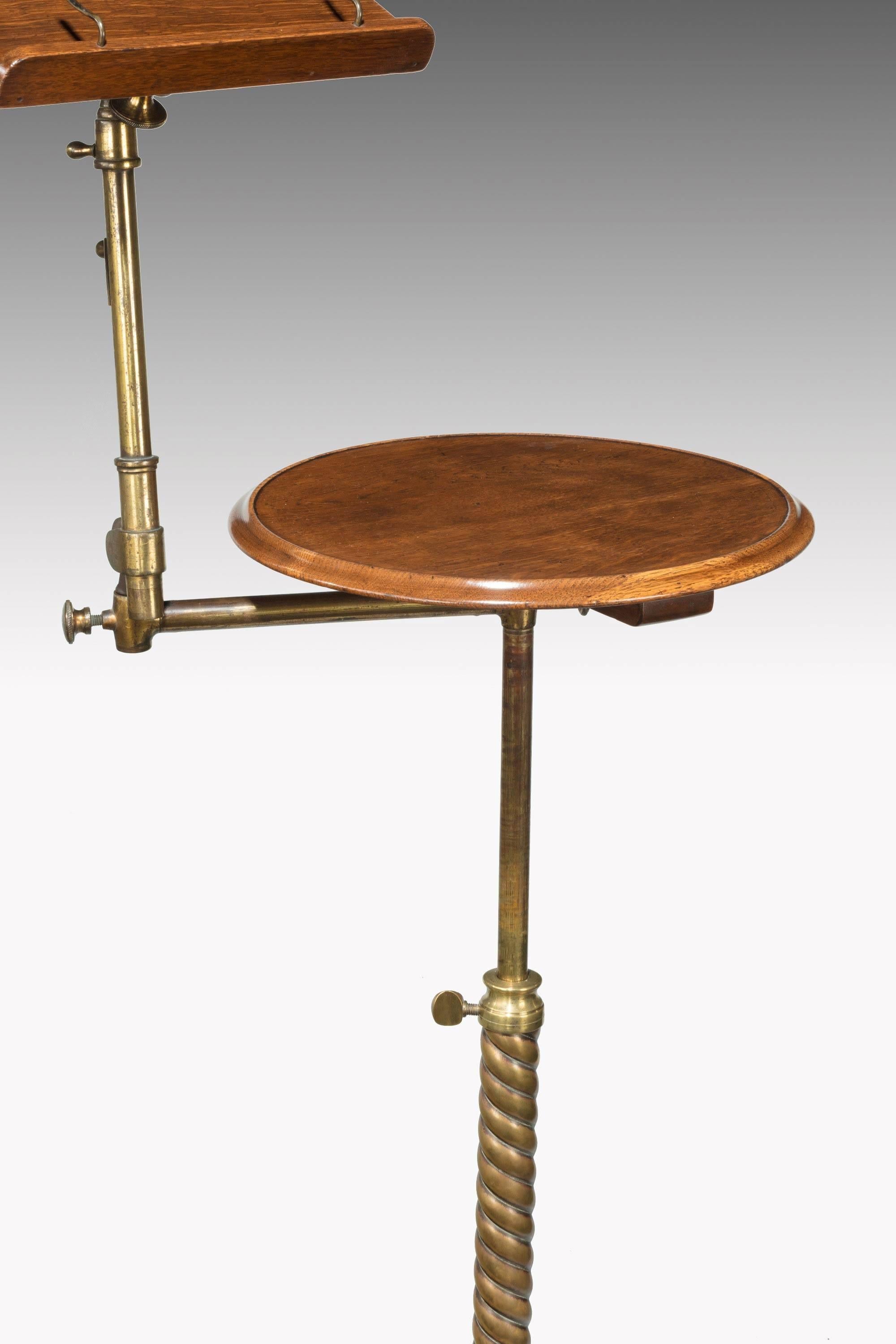 Mid-19th Century Mahogany and Bronze Reading Stand at 1stDibs
