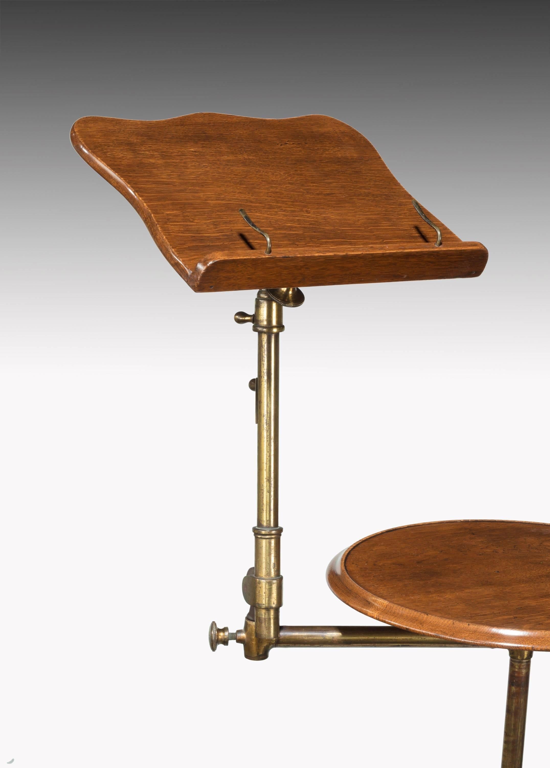 Mid-19th Century Mahogany and Bronze Reading Stand at 1stDibs