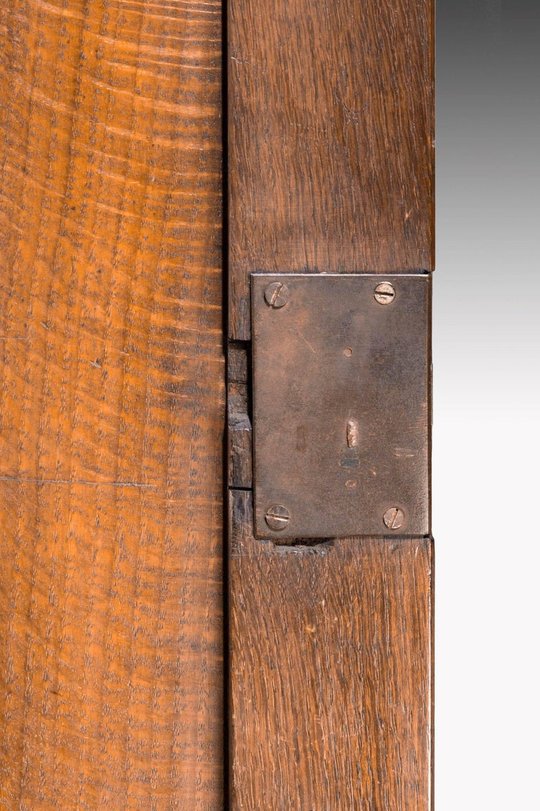 Mid-18th Century Oak Cupboard with Fielded Panels to the Doors For Sale ...