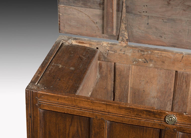 Early 18th Century Oak Kist the Interior with a Fitted Candle Box For ...