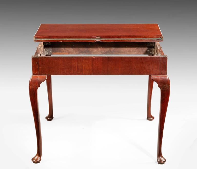 Chippendale Period Mahogany Card Table For Sale at 1stDibs