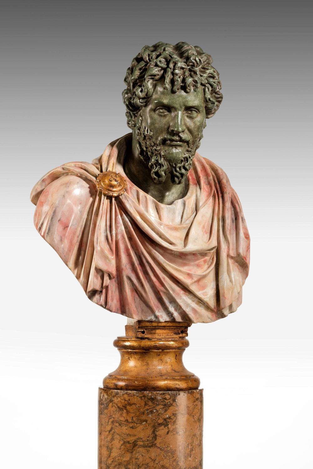 Bust of a Roman Emperor Septimus Severus For Sale at 1stdibs