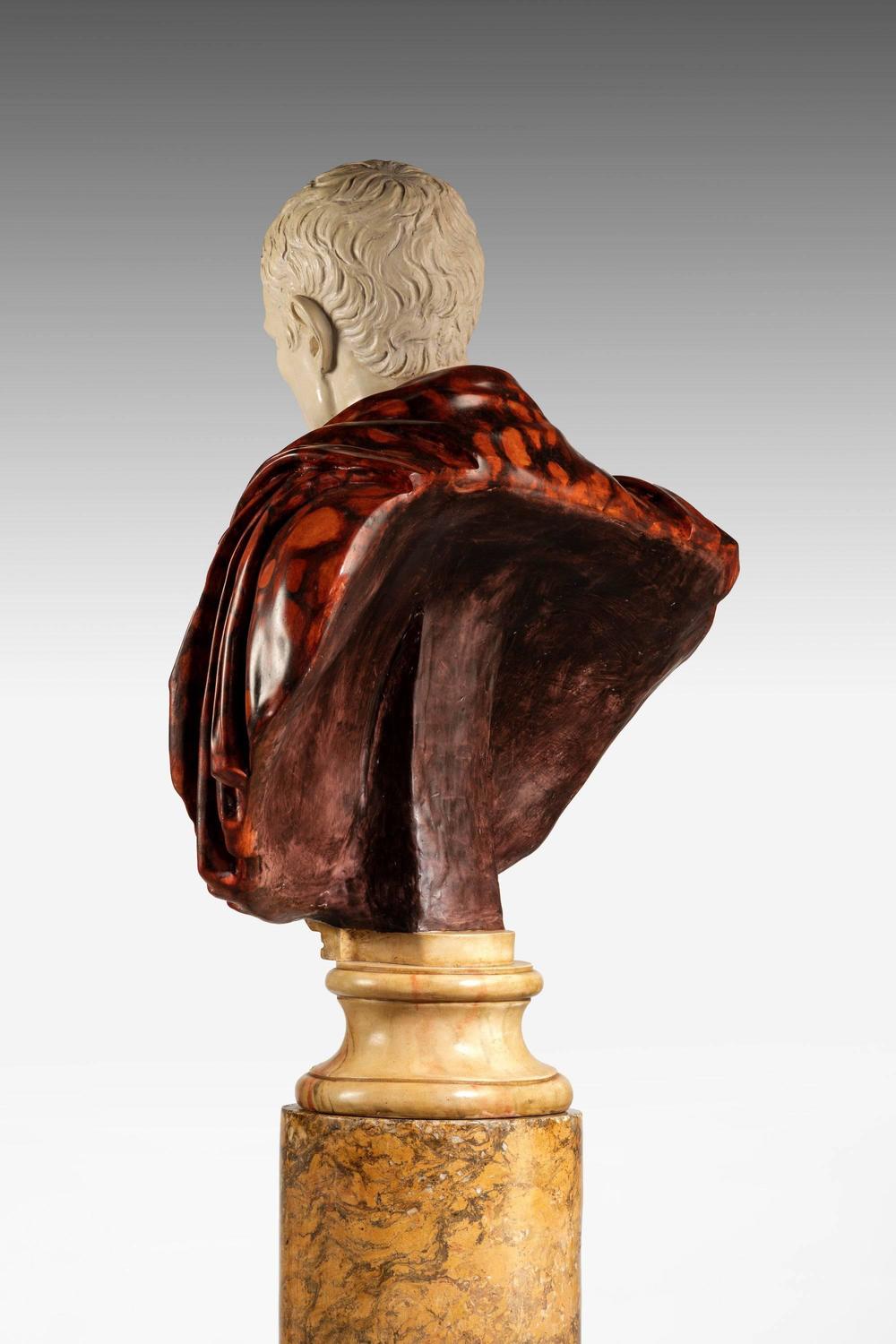 Bust of a Roman Politician Marcus Junius Brutus For Sale at 1stdibs