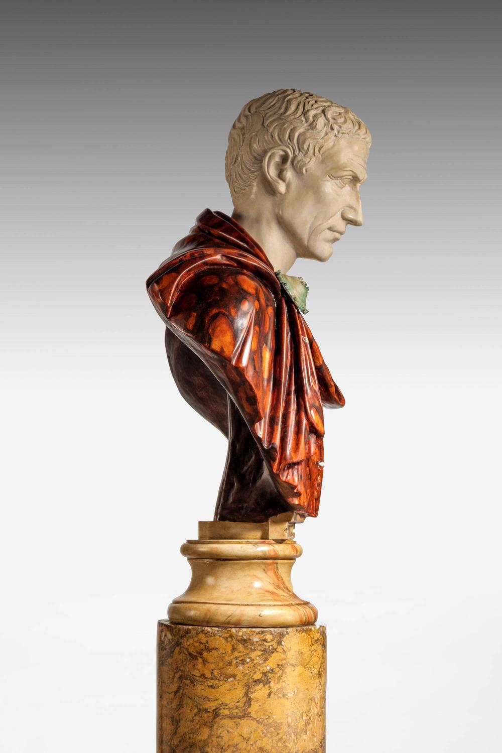 Bust of a Roman Politician Marcus Junius Brutus For Sale at 1stdibs