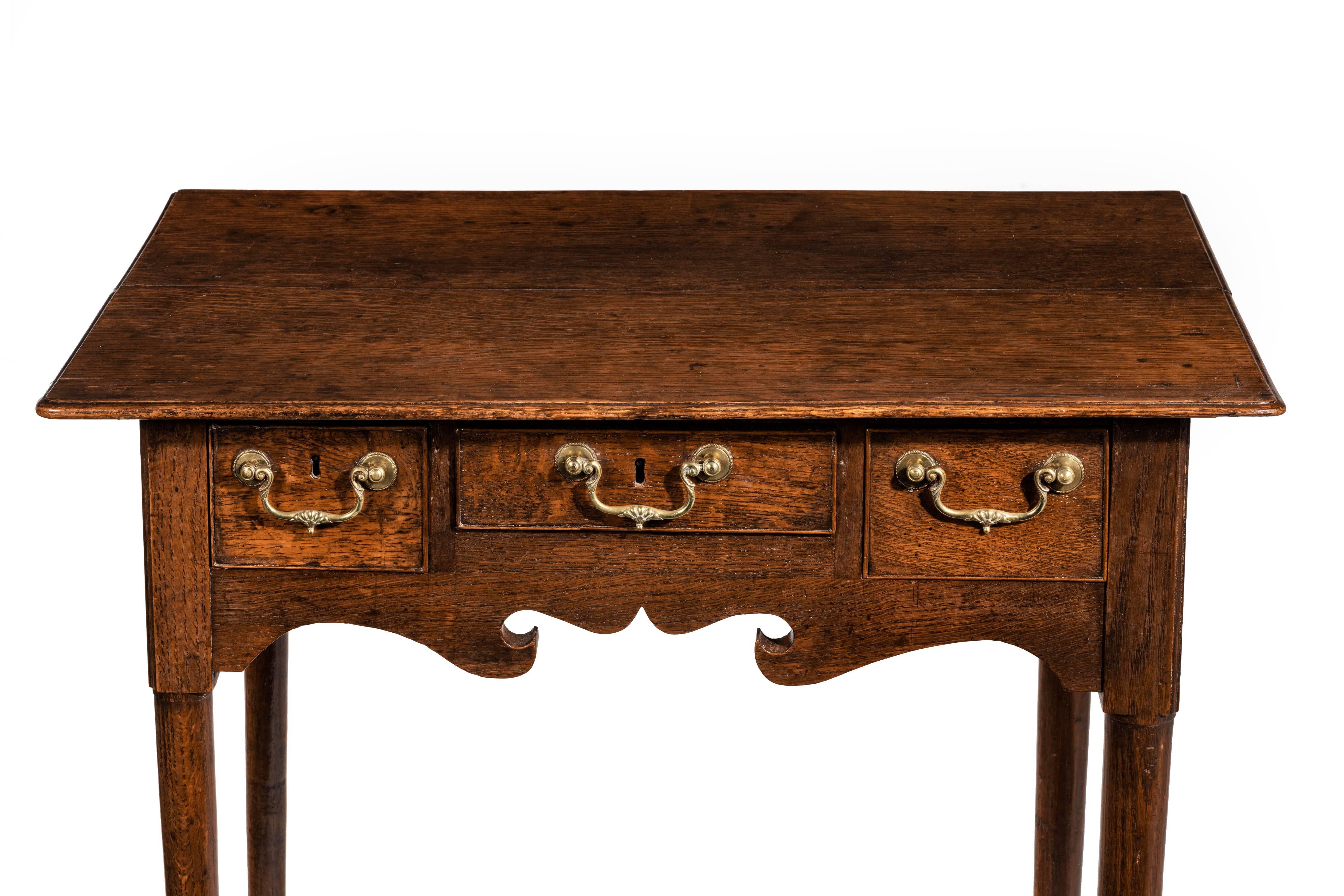 George I Period Oak Lowboy at 1stDibs