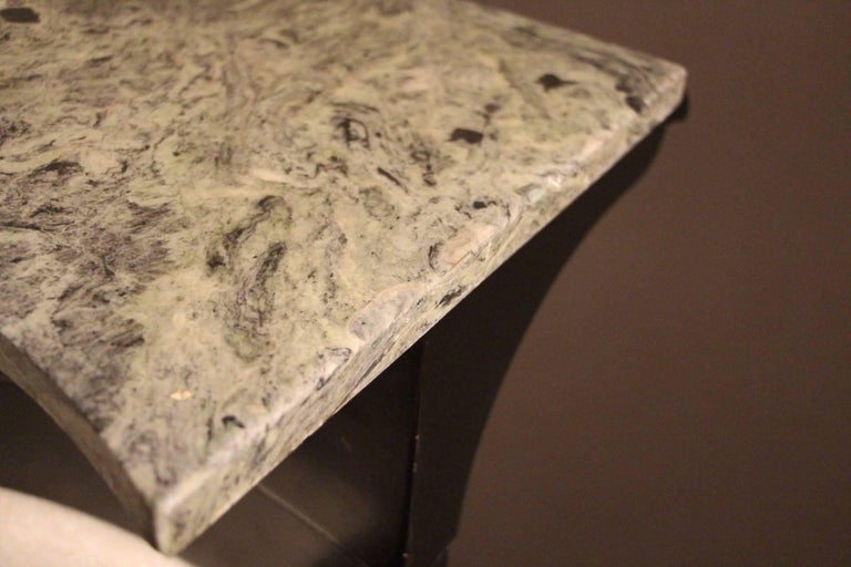 Midcentury Italian Half Moon Dry Bar Counter For Sale at 1stDibs