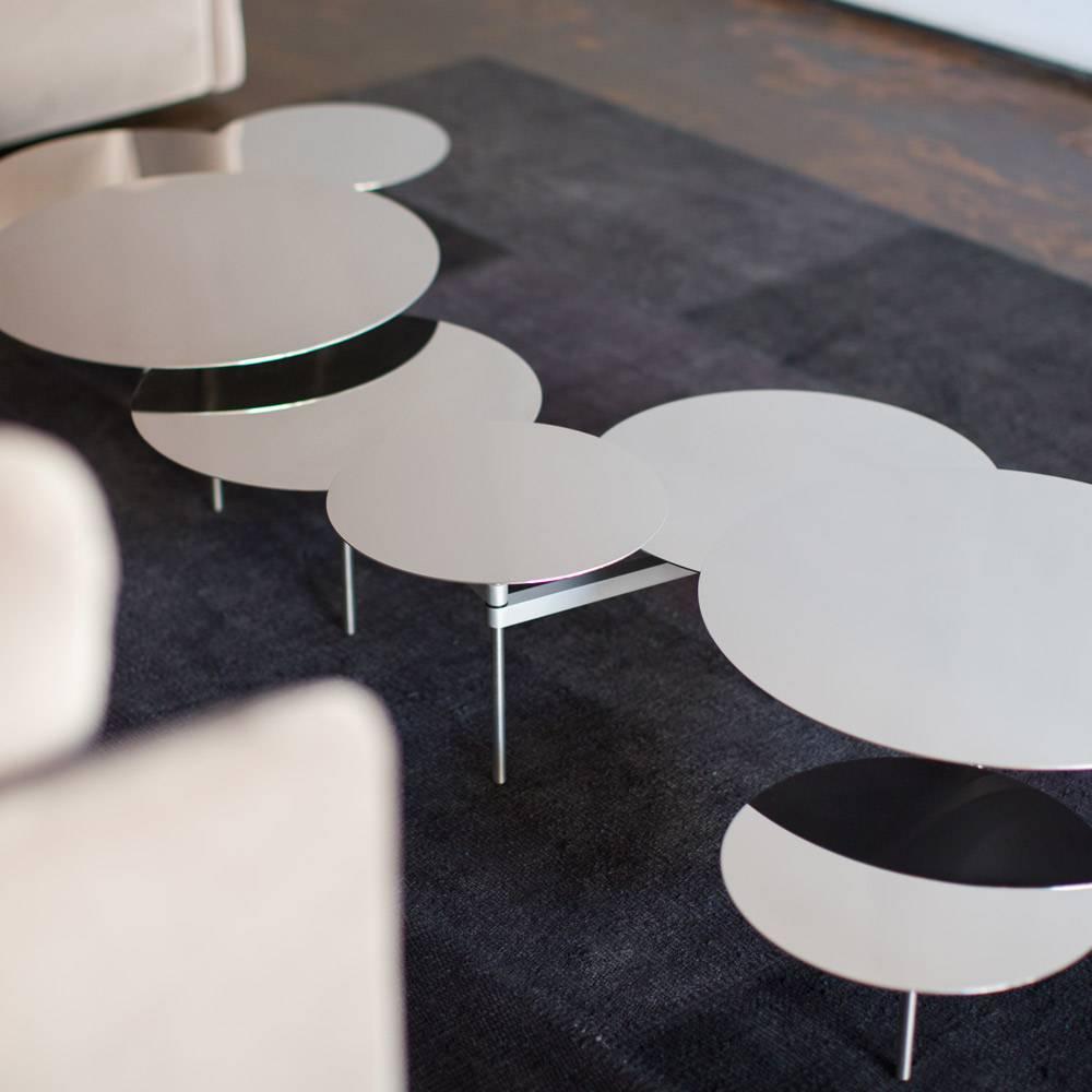 Snake Coffee Table, Eight Tops For Sale at 1stdibs