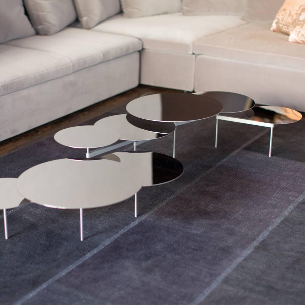 Snake Coffee Table, Eight Tops For Sale at 1stdibs