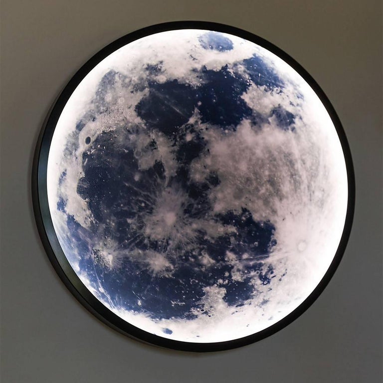 Bronze Wall Mounted Moon Light For Sale at 1stDibs