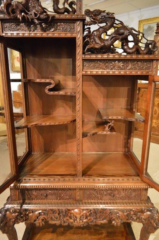 Carved Cabinet on Stand Japanese Meiji Period at 1stDibs | meiji ...