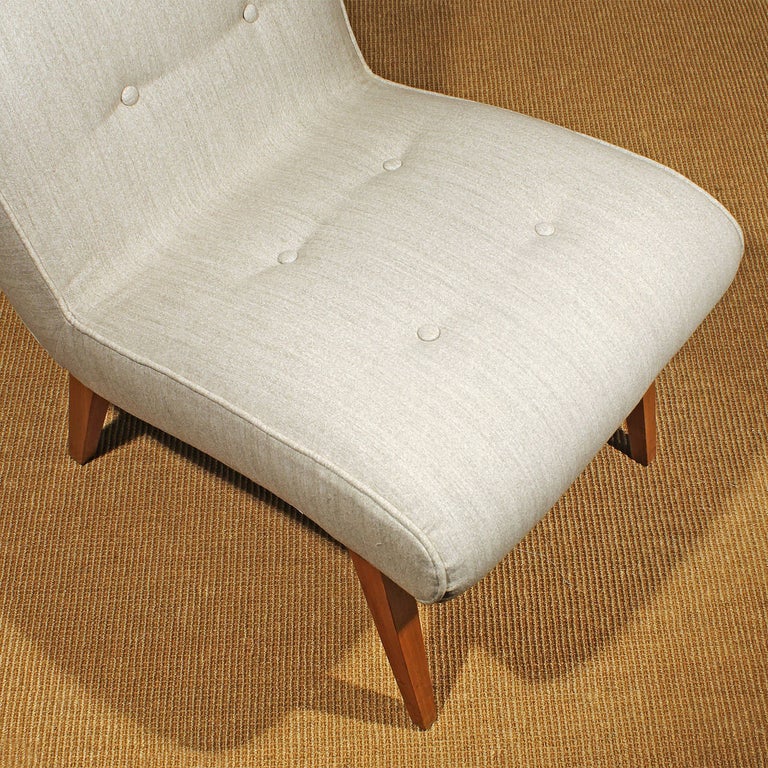 1950s Pair of Vostra Chairs by Walter Knoll, Beech, Felt, Germany For ...