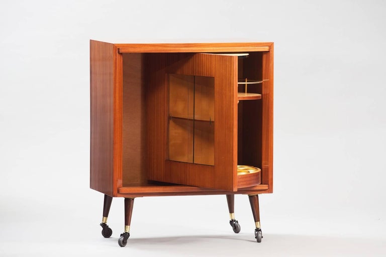 Mid-Century Modern Bar Cabinet at 1stDibs | vintage mcm bar cabinet ...