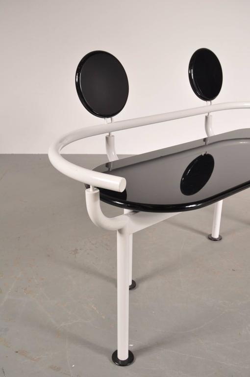 Memphis Style Bench, Attributed to Ettore Sottsass, circa 1980 at 1stDibs