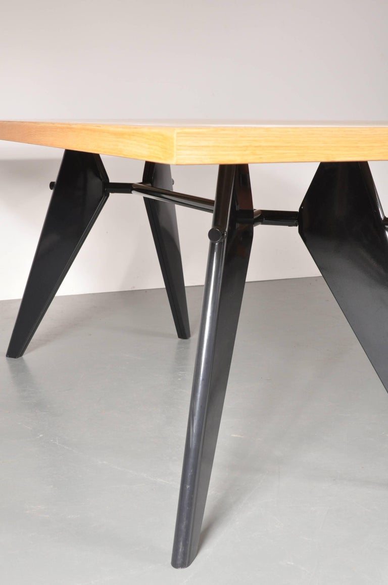 Dining Table by Jean Prouvé, Produced by Vitra in Germany, 2002 at 1stDibs