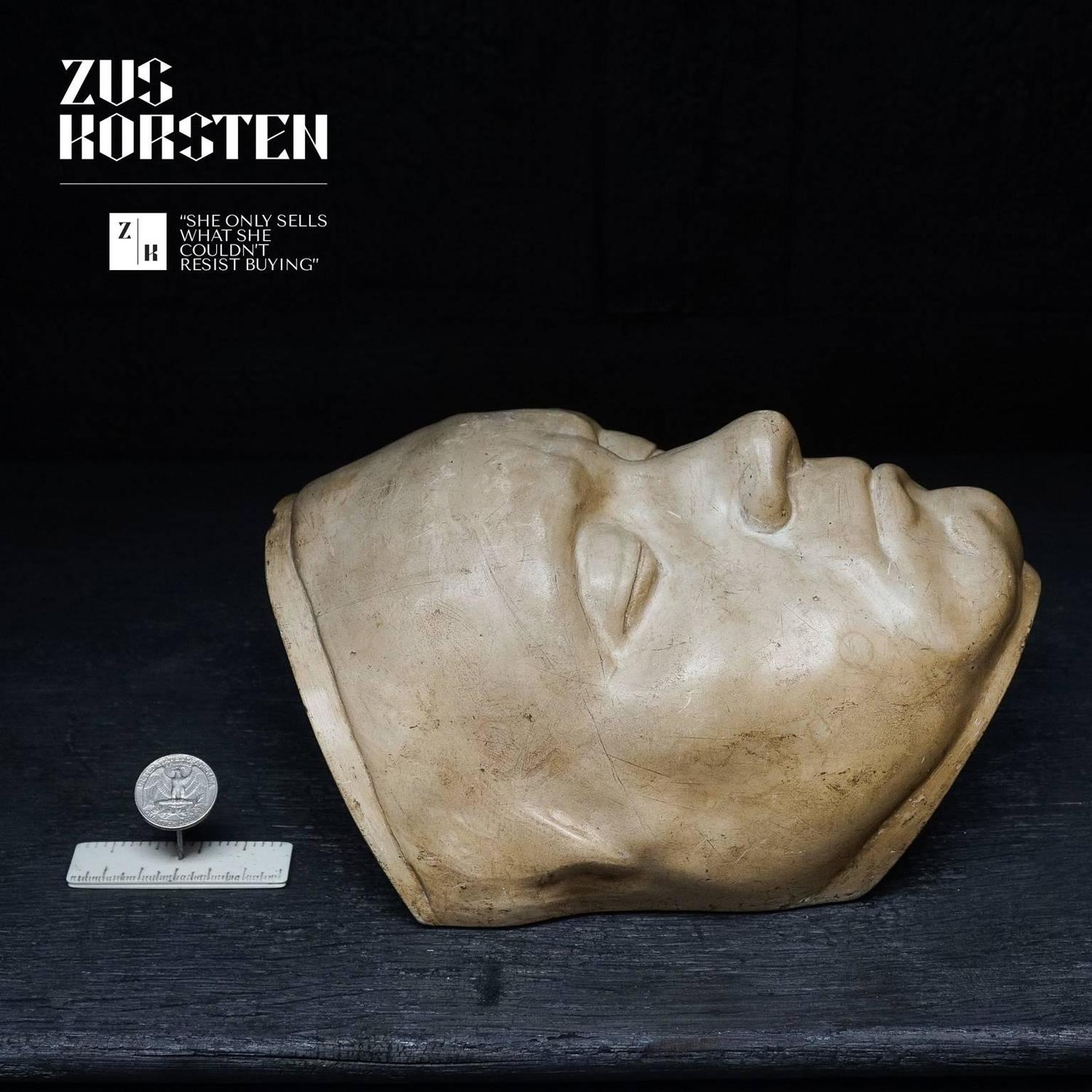 19th Century Beethoven Life Mask by Franz Klein at 1stdibs