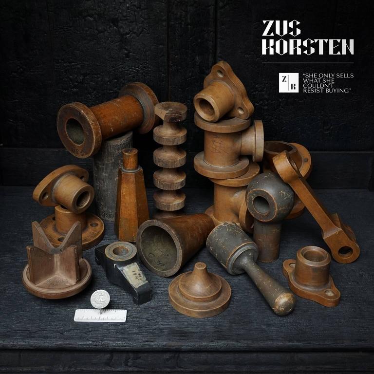 19th Century Industrial Wooden Foundry Molds or Moulds at 1stDibs ...