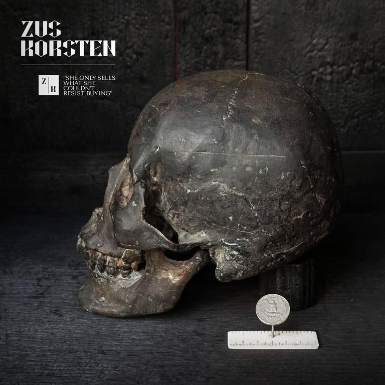 Bronze Cast of a Human Skull For Sale at 1stdibs