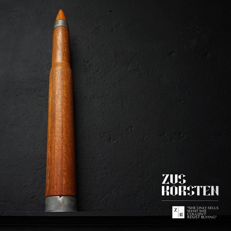 American 1944 WWII Wooden Artillery Navy Training Drill Round at ...