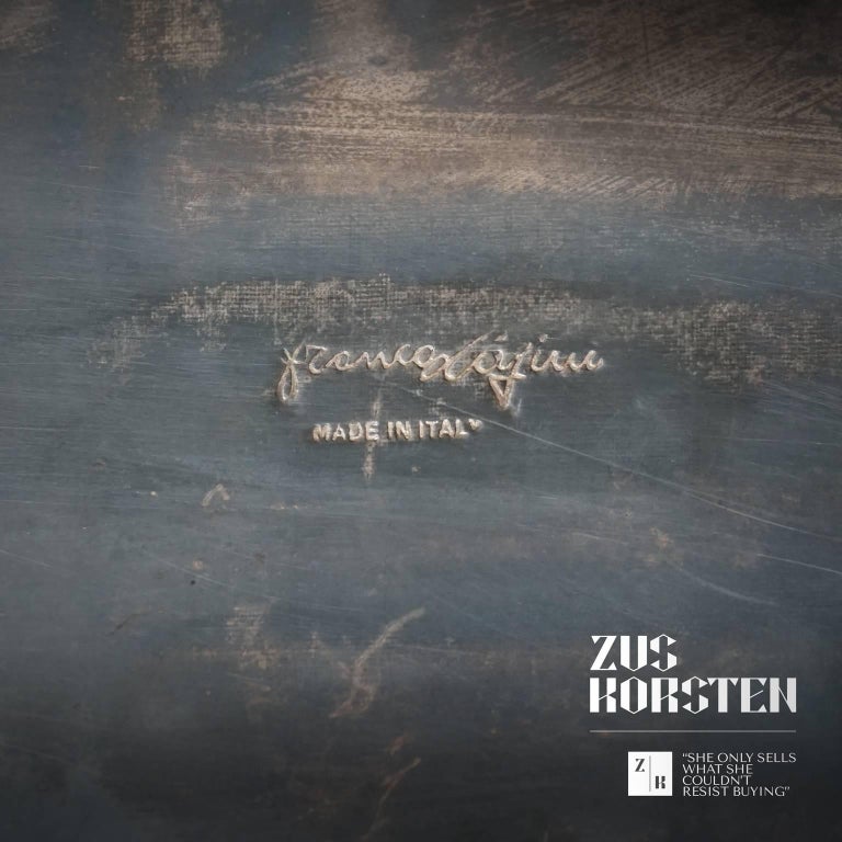 Silver Plated Hand-Hammered Franco Lagini Mussel-Fish Platter at 1stDibs